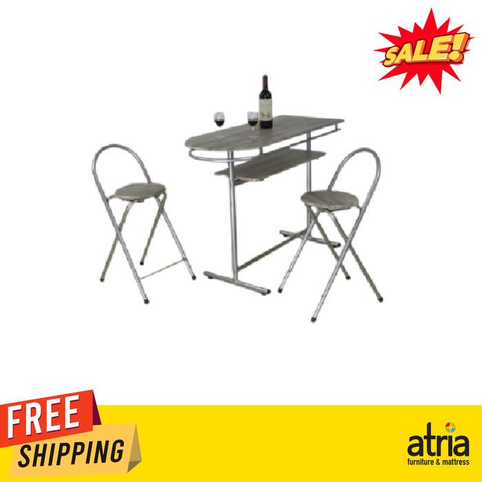 Atria Meja Lipat Set Oberon + Dua Kursi - Shop | Tokopedia