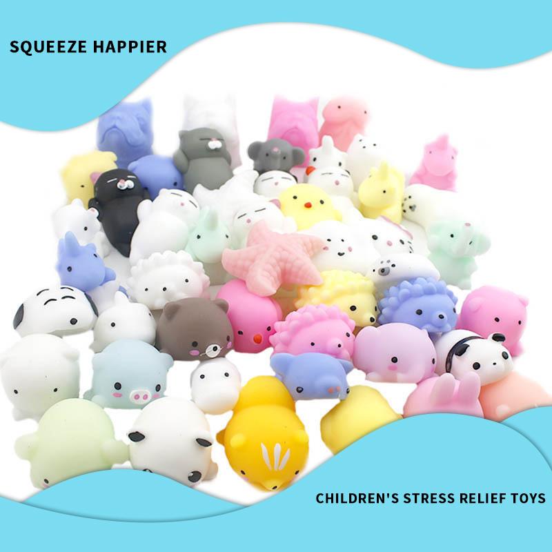 Cute decompression small animals pinch TPR soft rubber vent toy ...