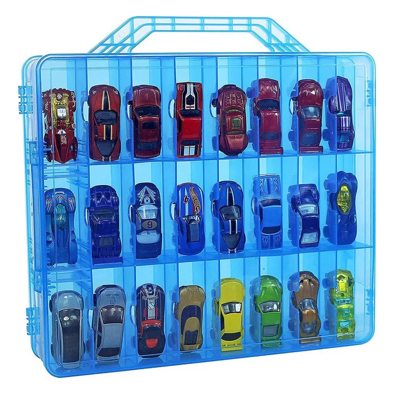 Hot Wheels Display Case and Toy Car Storage Organizer-Double Sided 48 ...