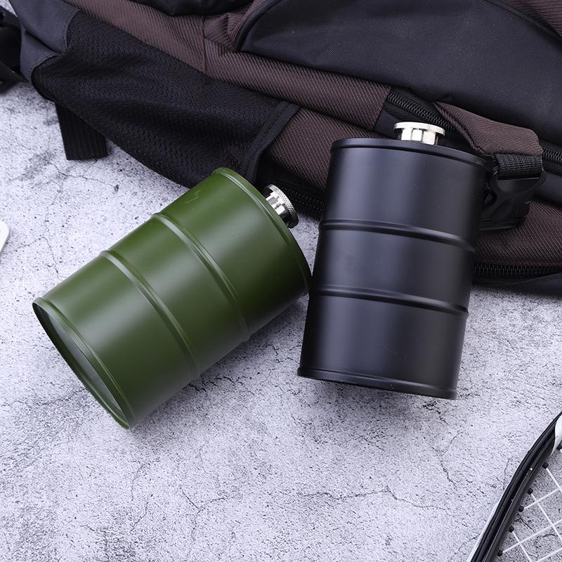 25oz Vodka Oil Drums Whisky Flagon Oil Vodka Whiskey Jug Portable ...