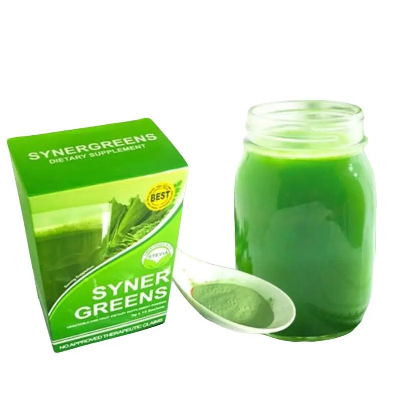 SYNERGREEN POWDER FOOD SUPPLEMENT Dairy Free Organic Edible Healthcare ...