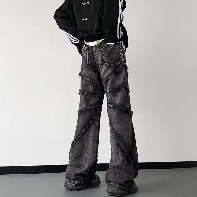 Father's Day Gifts Men's Baggy Jeans Y2k Hip Hop Pants Stacked Jeans ...