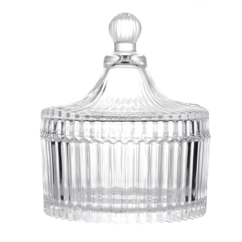 Body Powder Puff And Container Glass Box For Dust Crystal Jars - TikTok ...