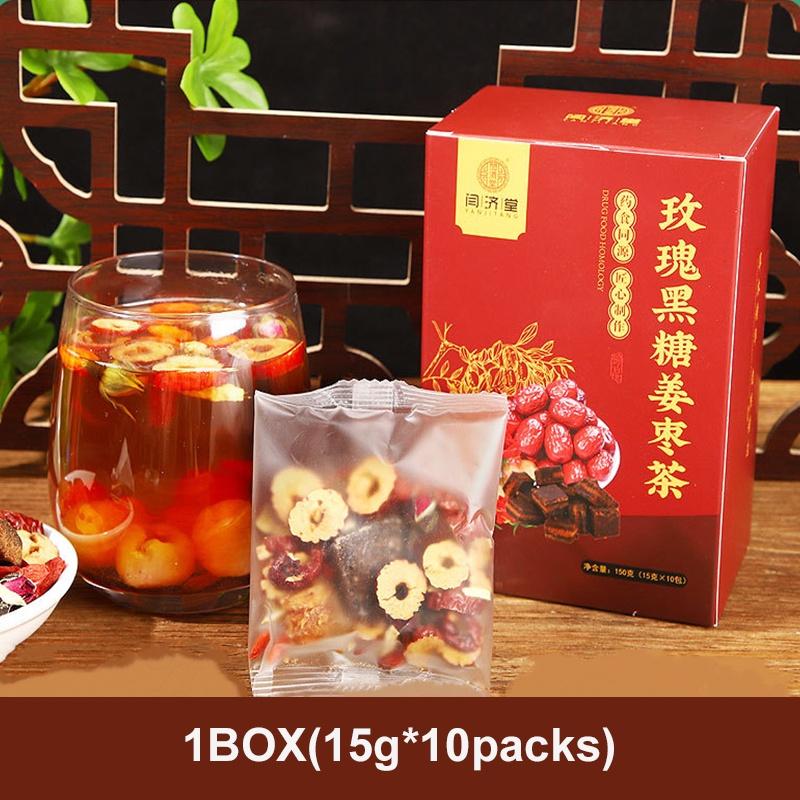 BloomT[Buy 1 Free 1]1BOX(15g*10packs) Chinese herbal Health Tea Brown ...