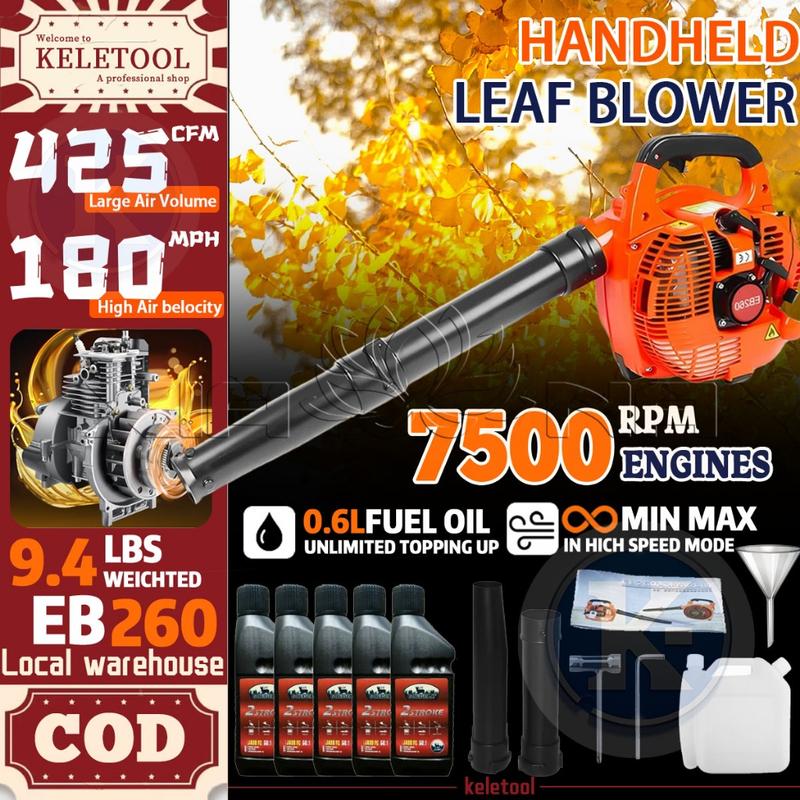 Cordless Petrol Blower Ogawa EB260 Gasoline Leaf Blower Two Stroke ...