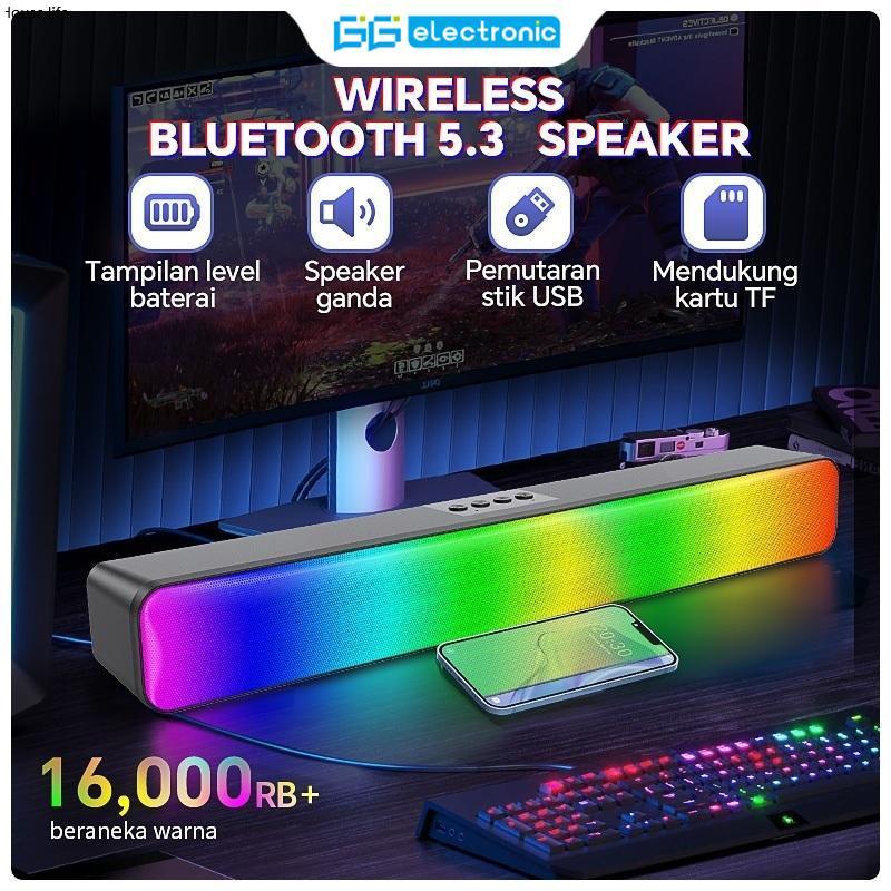 40CM Long Speaker Bluetooth Speaker Soundbar RGB Smart Lamp Touch ...