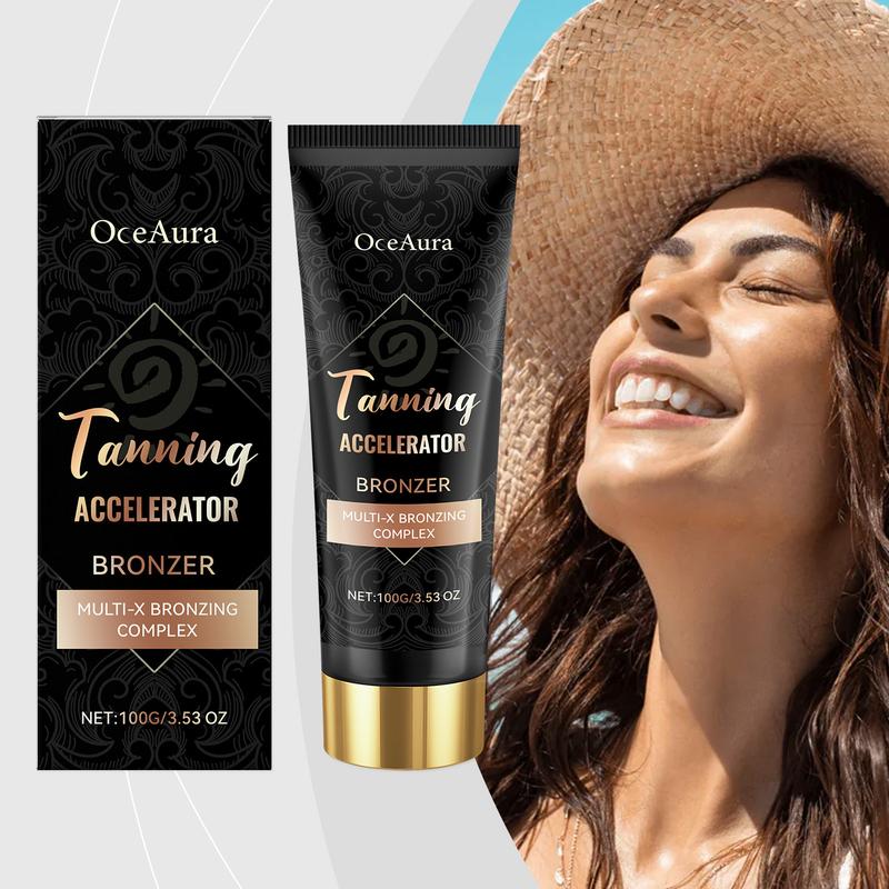OceAura Skin Tanning Cream Outdoor Summer Sun Tanning Soft Glossy ...