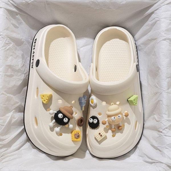 Women's Clogs New Summer Outdoor Thick Sole Comfortable Non-Slip ...