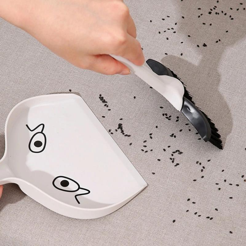 Mini Portable Desktop Hand Broom Brush Cleaning Garbage Tabl - TikTok ...