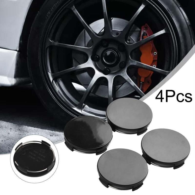 4pcs Car Wheel Center Cap Hub Cap Universal 65mm Dia ABS Plastic ...
