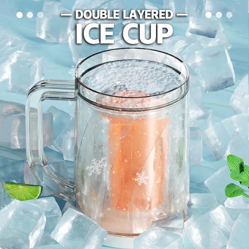 ArtLiving Double-Walled PET Ice Mug, Ice Beer Mugs,Freezable - TikTok ...