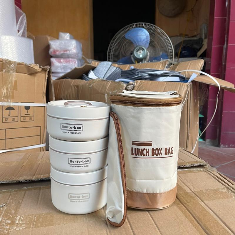 Hộp Đựng Cơm Văn Phòng LUNH - BENTO BOX Giữ Nhiệt Chất Liệu Inox ...
