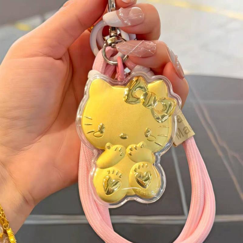 Lanyard Kucing, Rantai Kunci & Tali Pergelangan Tangan Telefon - TikTok ...