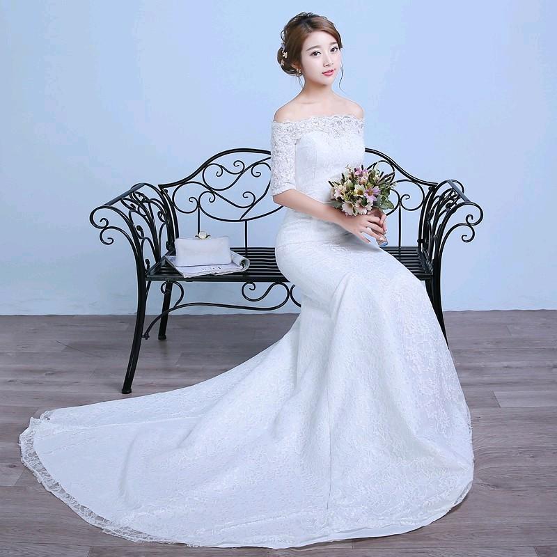 Gaun Pengantin READY STOCK Weddinggown Elegant Mermaid style - Shop ...