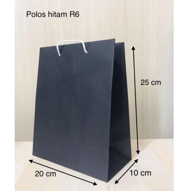 PAPER BAG polos Hitam/ Cokelat - Shop | Tokopedia