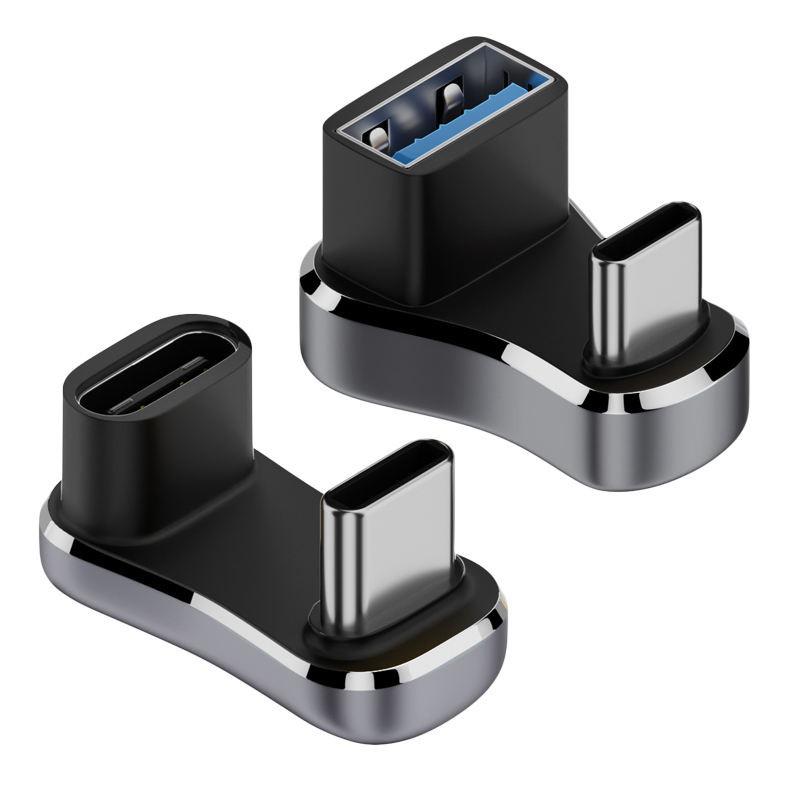 USB C to USB Type C to Type C Quick Charge Converter Type-C U Shape ...