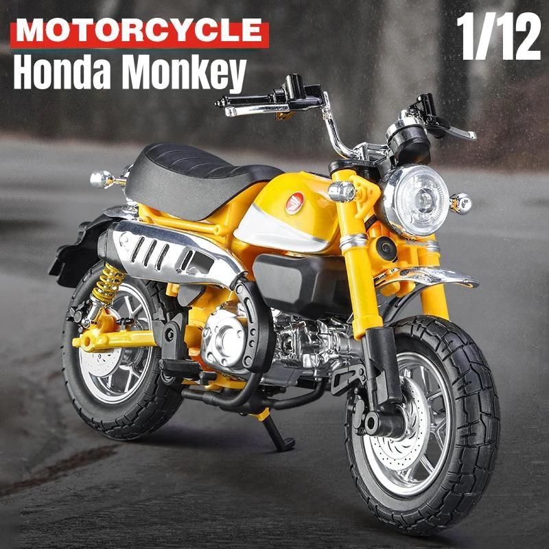 Mainan Motosikal Honda Monkey, Model Logam Diecast, Koleksi Miniatur ...