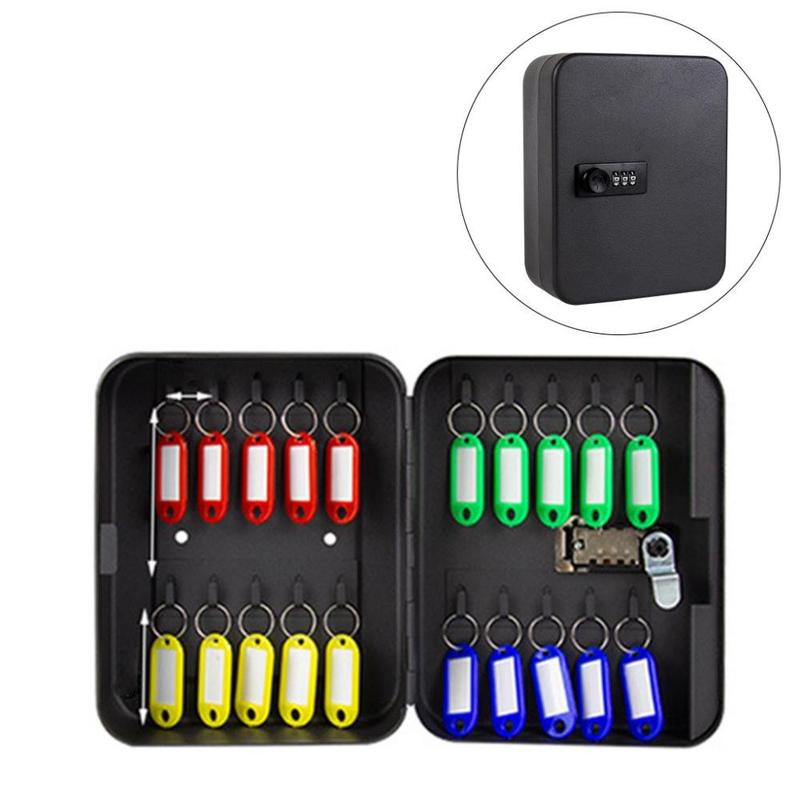 Password Key Box Digital Code Lock Put 20pcs Keys Spare Key Organizer ...