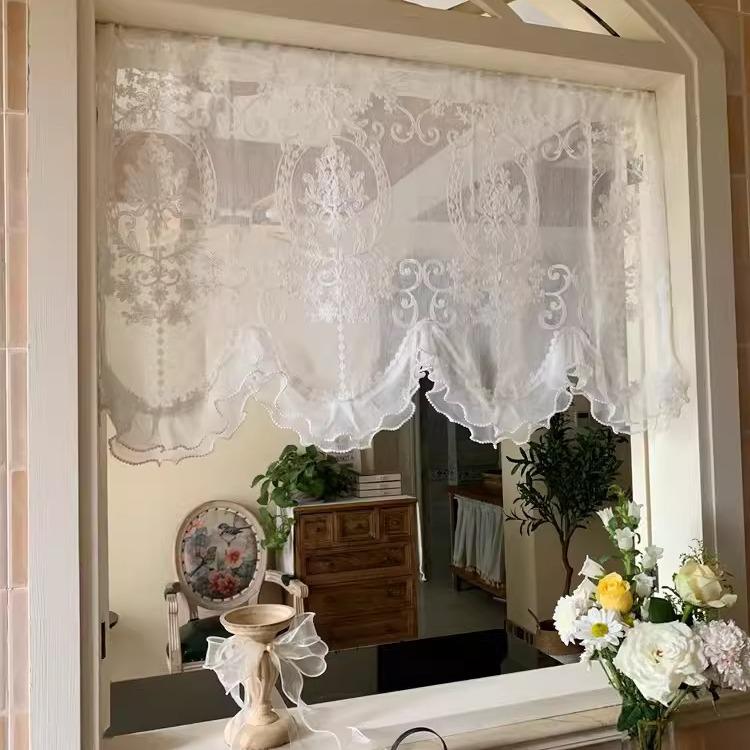 French Cafe Curtain with Rod Pocket, Classic Tie-Up Design for - TikTok ...