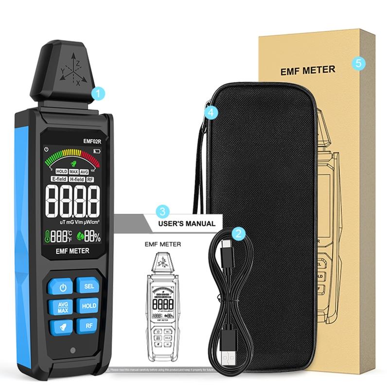 EMF Analyzers Precise Electromagnetic Radiation Tester Radiation ...
