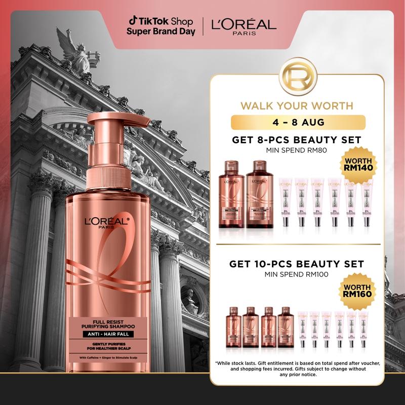 L'Oreal Paris Full Resist Anti-Hair Fall (Shampoo/Conditioner/Scalp ...