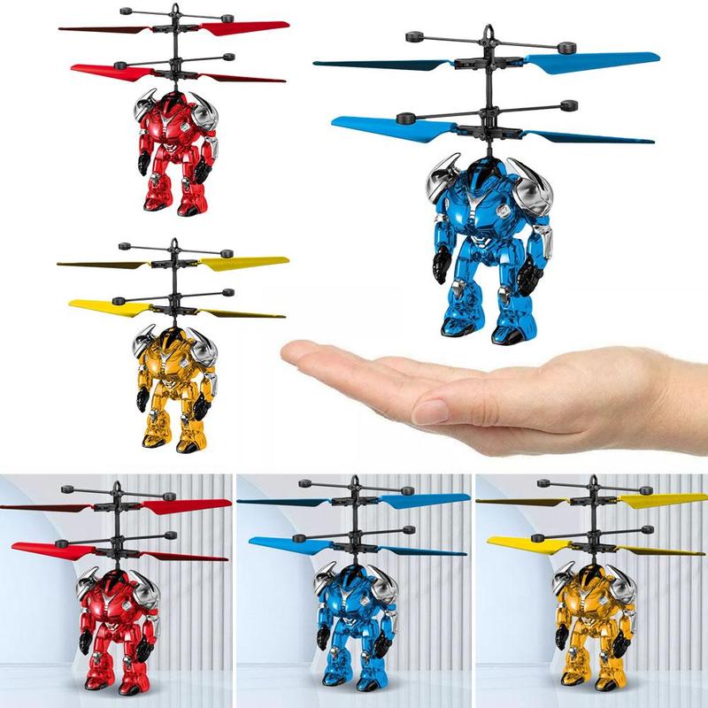New Children's Intelligent Sensor Flyer Robot Toy USB Levitation ...