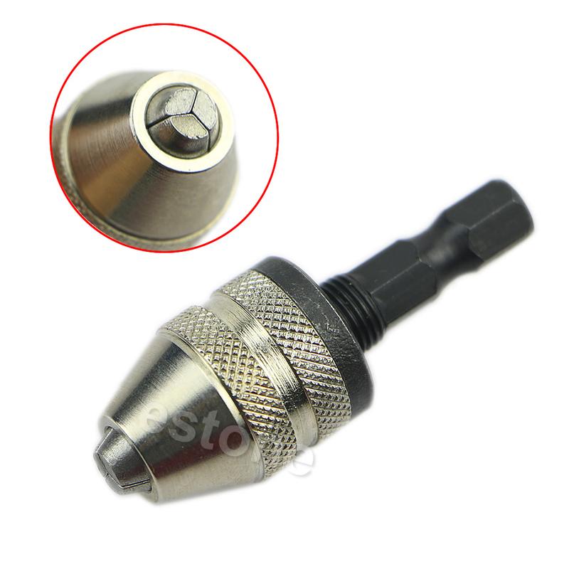 【Ready Stock】 New 6mm 1/4" Keyless Drill Bit Chuck Hex Shank - TikTok ...