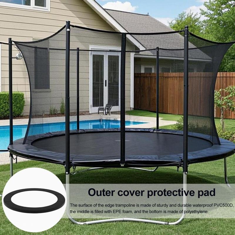 Dednhrdv Trampoline Edge Cover 8/10/12ft Trampoline Safety Pad - TikTok ...