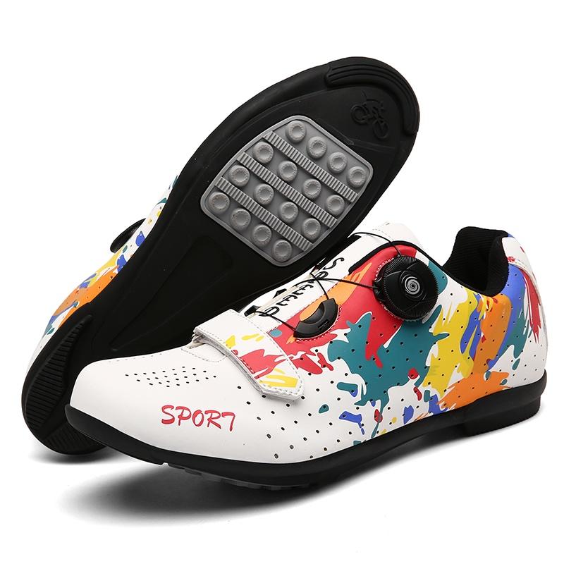 Cycling Shoes Non Cleats Men Women Cleat Shoes Road Bike Mtb - TikTok ...