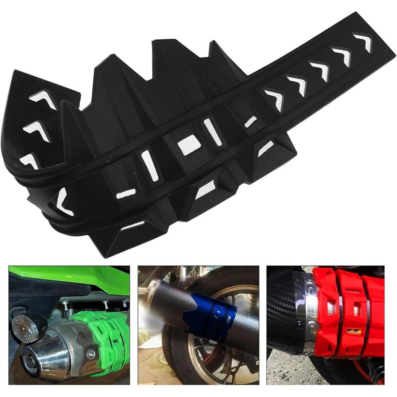 1PC Motorcycle Exhaust Pipe Protective Rubber Ring Universal - TikTok ...