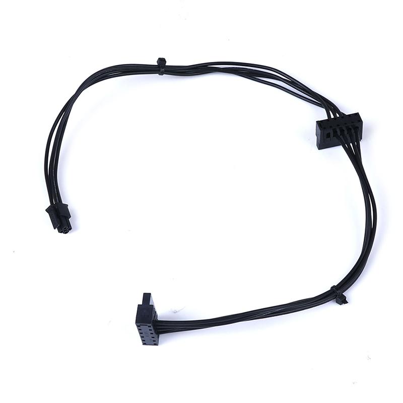 45CM Mini 4 Pin to 2 Sata SSD power supply cable for lenovo M410 ...