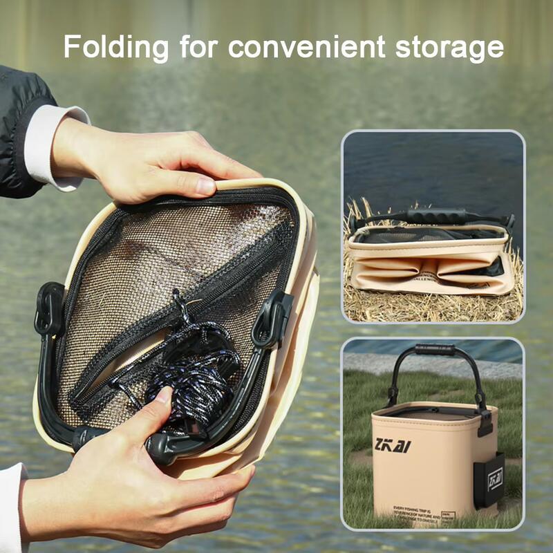 8L/13L Foldable Outdoor Sturdy Hand Carry Fish Large Capacit - TikTok ...