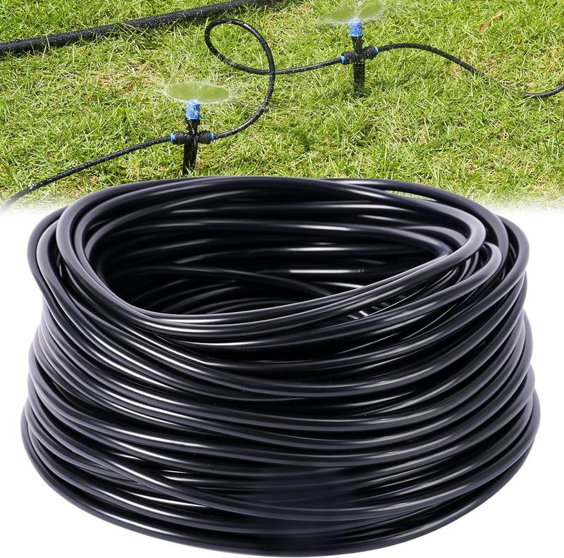 HIRALIY Drip Irrigation Tubing, Quick-Connector Drip Irrigation ...