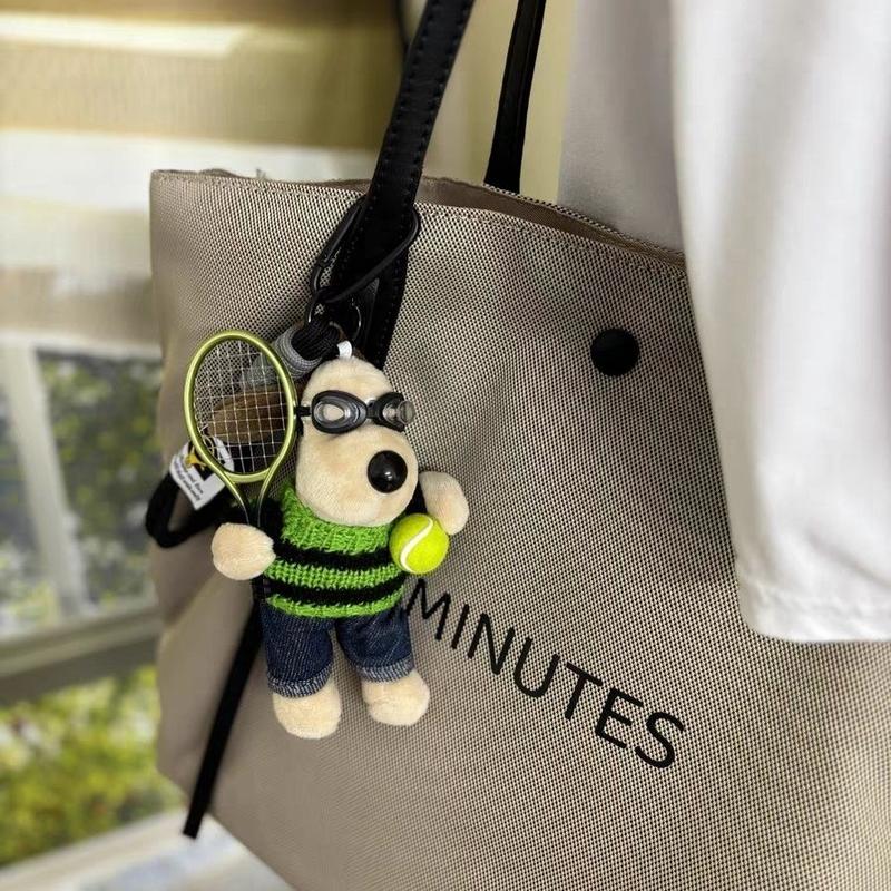 Beg Tenis Anjing Tenis, Rantai Kunci, Loket Beg Sekolah, Hadiah ...