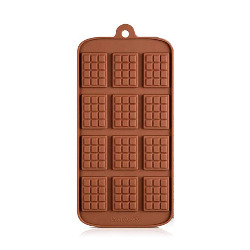 Acuan Silikon Coklat, 12 Sekata, untuk Fondant, Patisserie, Bar ...