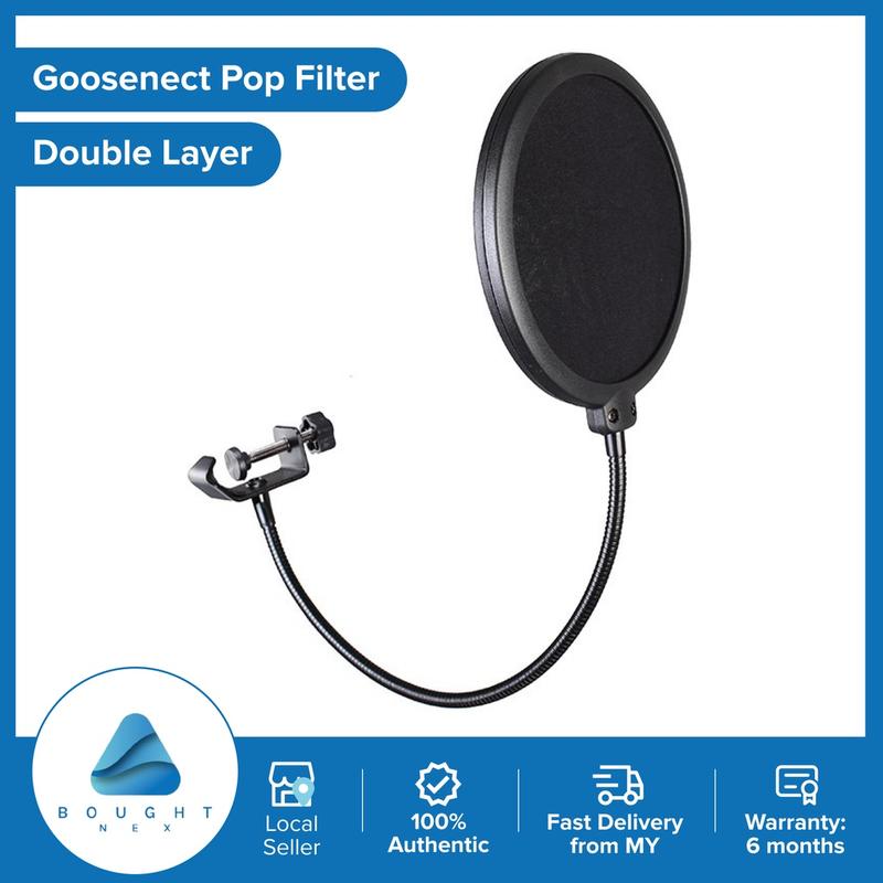 Professional Gooseneck Adjustable Microphone Pop Filter Shield - TikTok ...