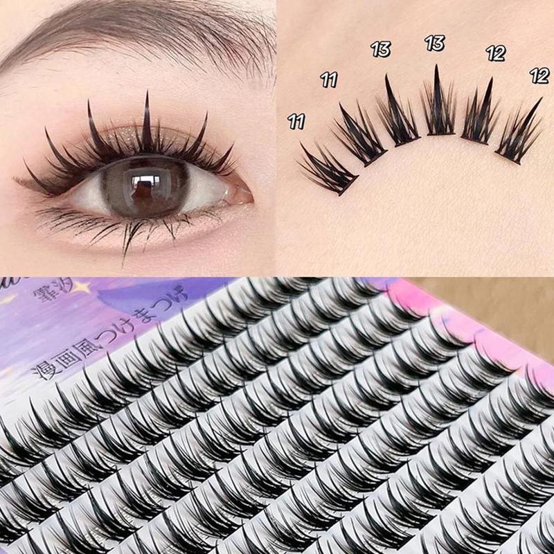 False Eyelashes Super Large Row Of Wheat Ears Naturally Slender Thick ...