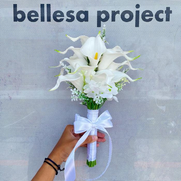 Jual BOUQUET PERNIKAHAN AKAD PREWEDDING TULIP LILY BQ07 - Tulip lily ...