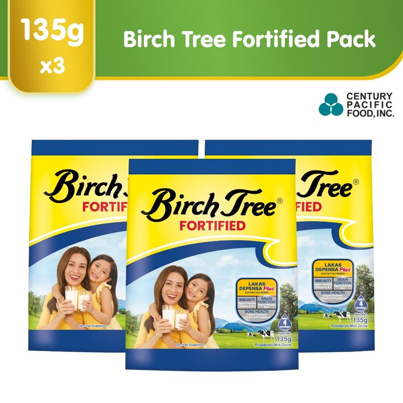 Birch Tree Fortified Powdered Milk 135g Pack of 3 - Support - TikTok ...