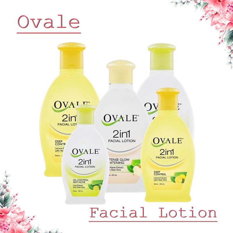 OVALE Face Lotion 60mL | 100mL | 200mL - Pembersih Wajah Makeup ...