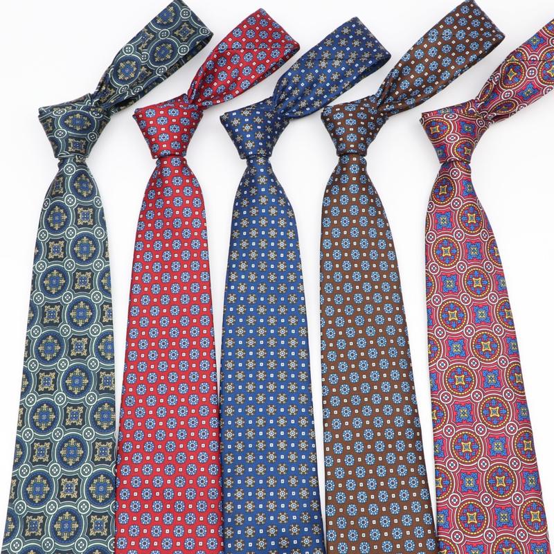 ZONFAZ Luxury Silk Neckties For Men Novelty Standard Ties Vintage ...