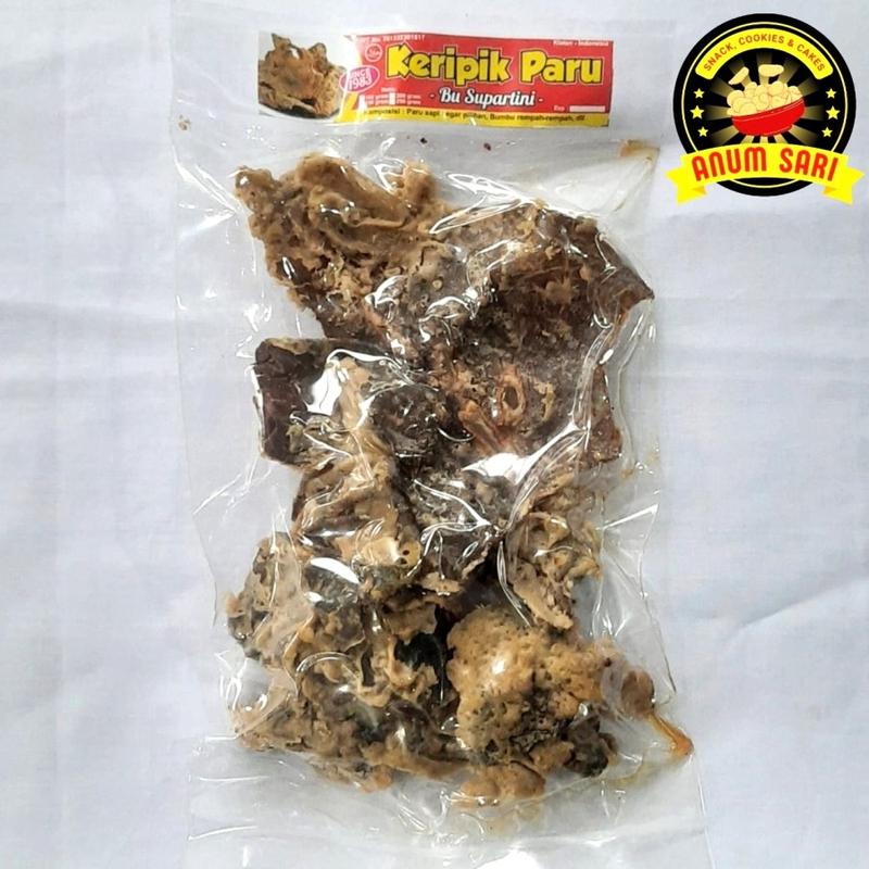 Keripik Paru Sapi Gurih Asli Klaten 100 Gram - Anum Sari Cemilan Food ...