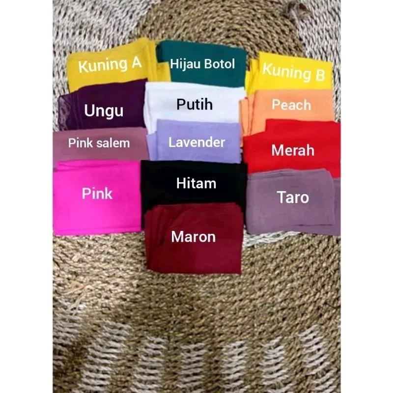Slendang Sifon Polos||Slendang Panjang Selendang Hitam Merah - Shop ...