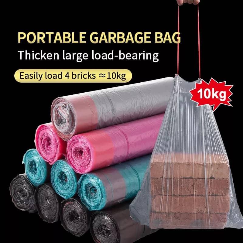 Drawstring Garbage Bag 45cm x 50cm With Rope Trash Cleaning Kitchen ...