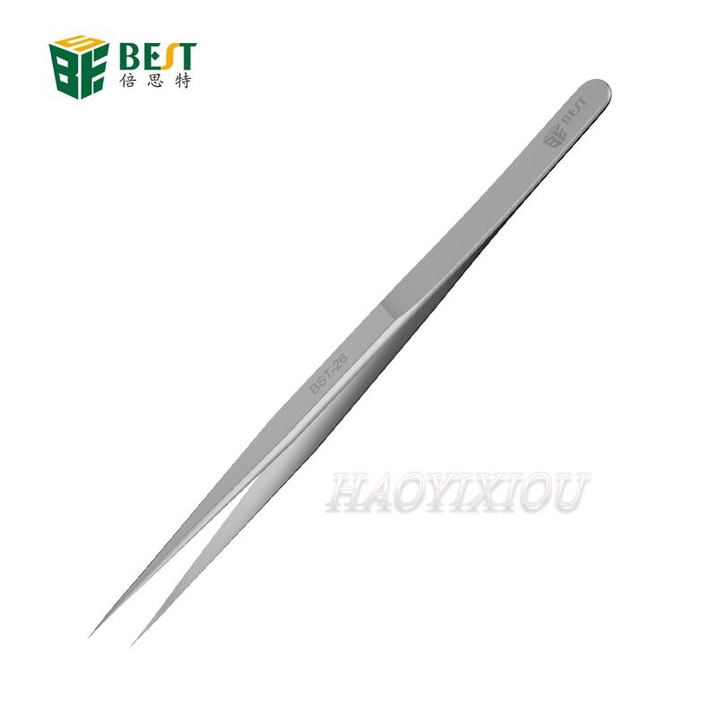Pinset Lurus Hujung Runcing Elektronik Keluli Tahan Karat Profesional ...
