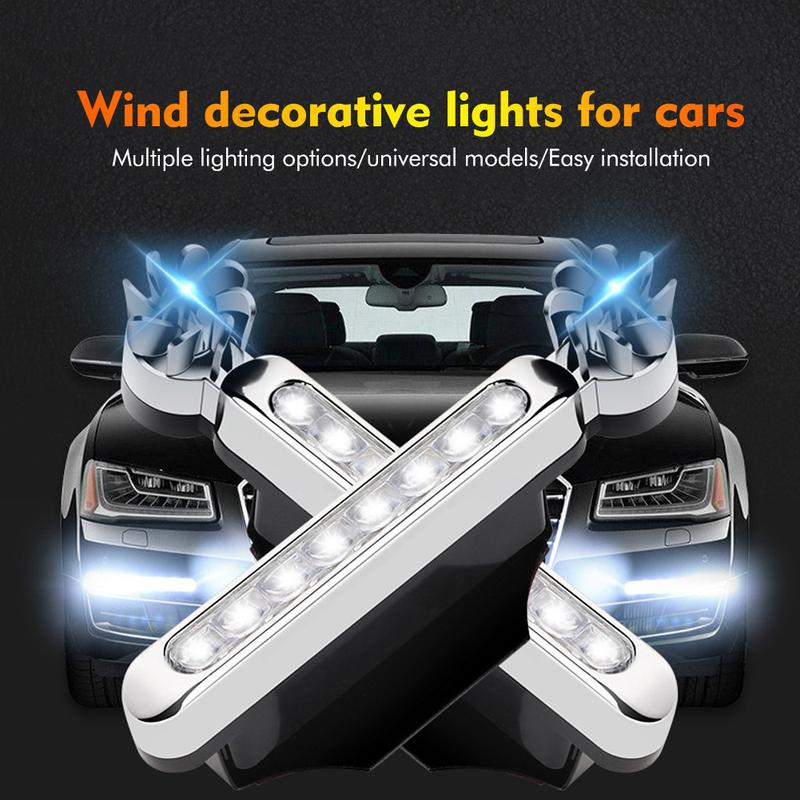 Car 6 LED Daytime Running Light Daylight / DRL Daylight Headlight ...
