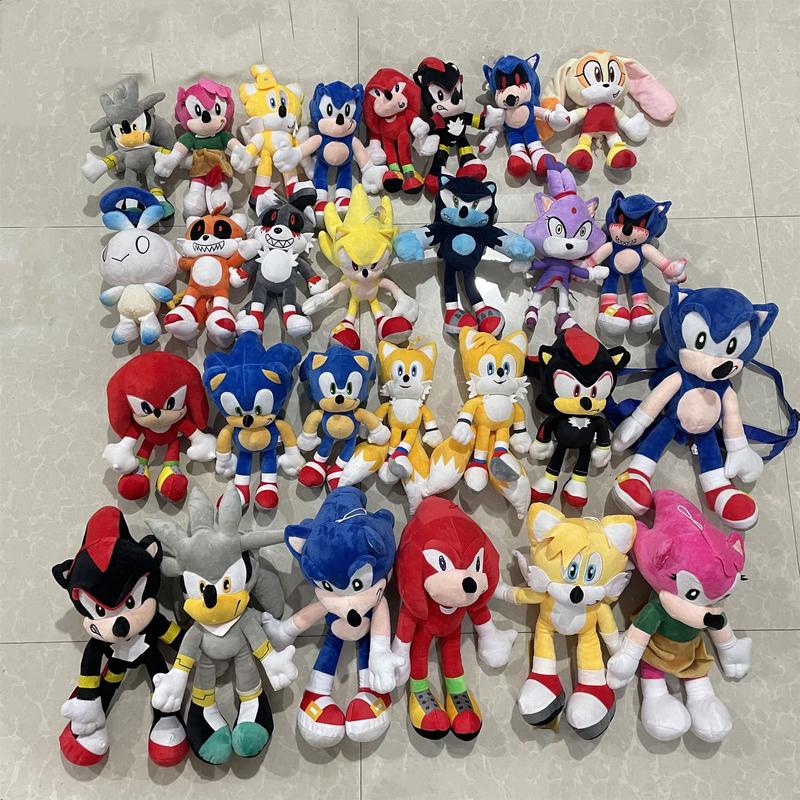 Boneka Mainan Mewah Sonic, Reka Bentuk Sonic the Hedgehog, Bentuk ...