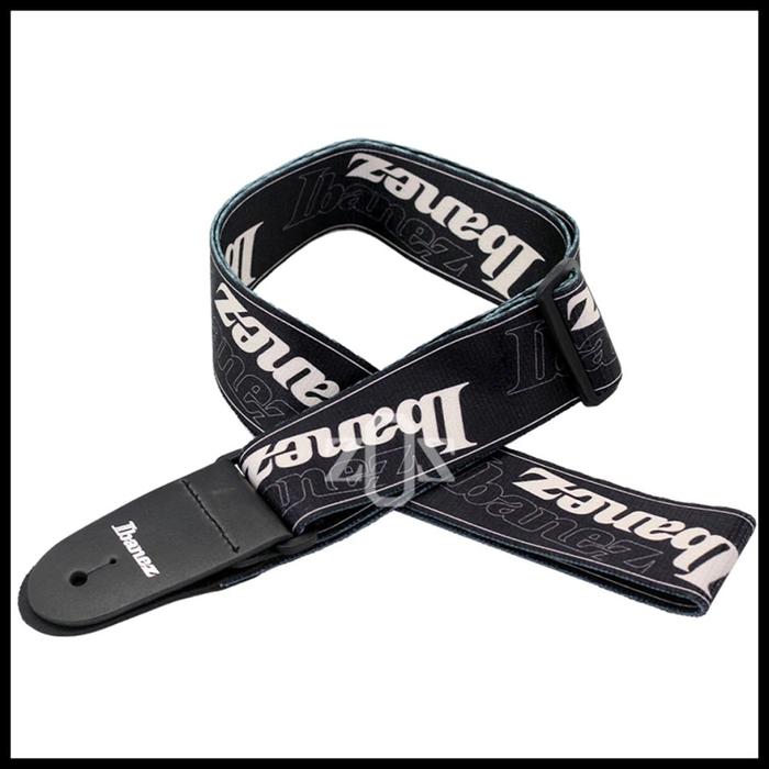 Jual Strap Sabuk Tali Gitar Gitar Ibanez Black GSF5 GSD50-P6 - Kota ...