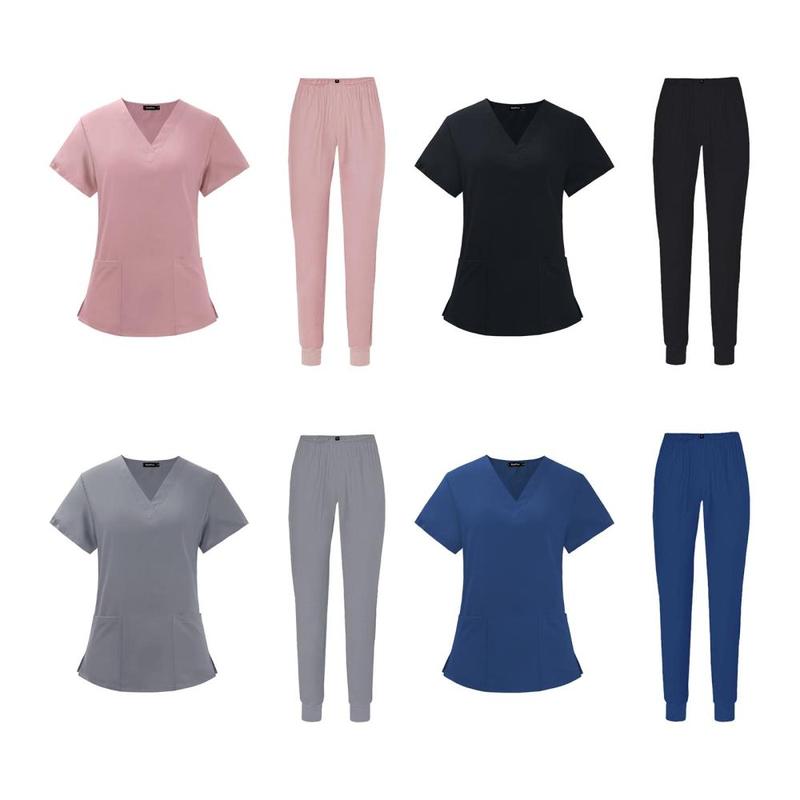 Women's Scrub Sets Nurse Work Clothing Nursing Uniform for Workers ...