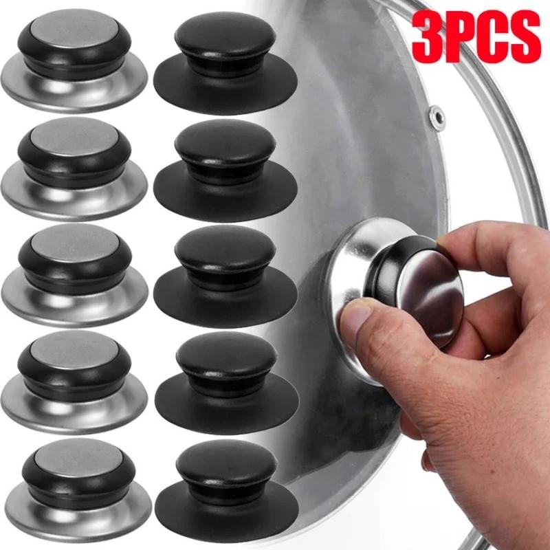 1/2/4Pcs New Cookware Handgrip Parts Pot Lid Knobs Universal - TikTok ...